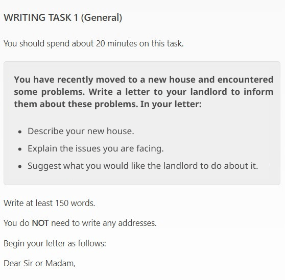 Cấu trúc IELTS General Writing Task 1 và bí quyết bắt trọn điểm